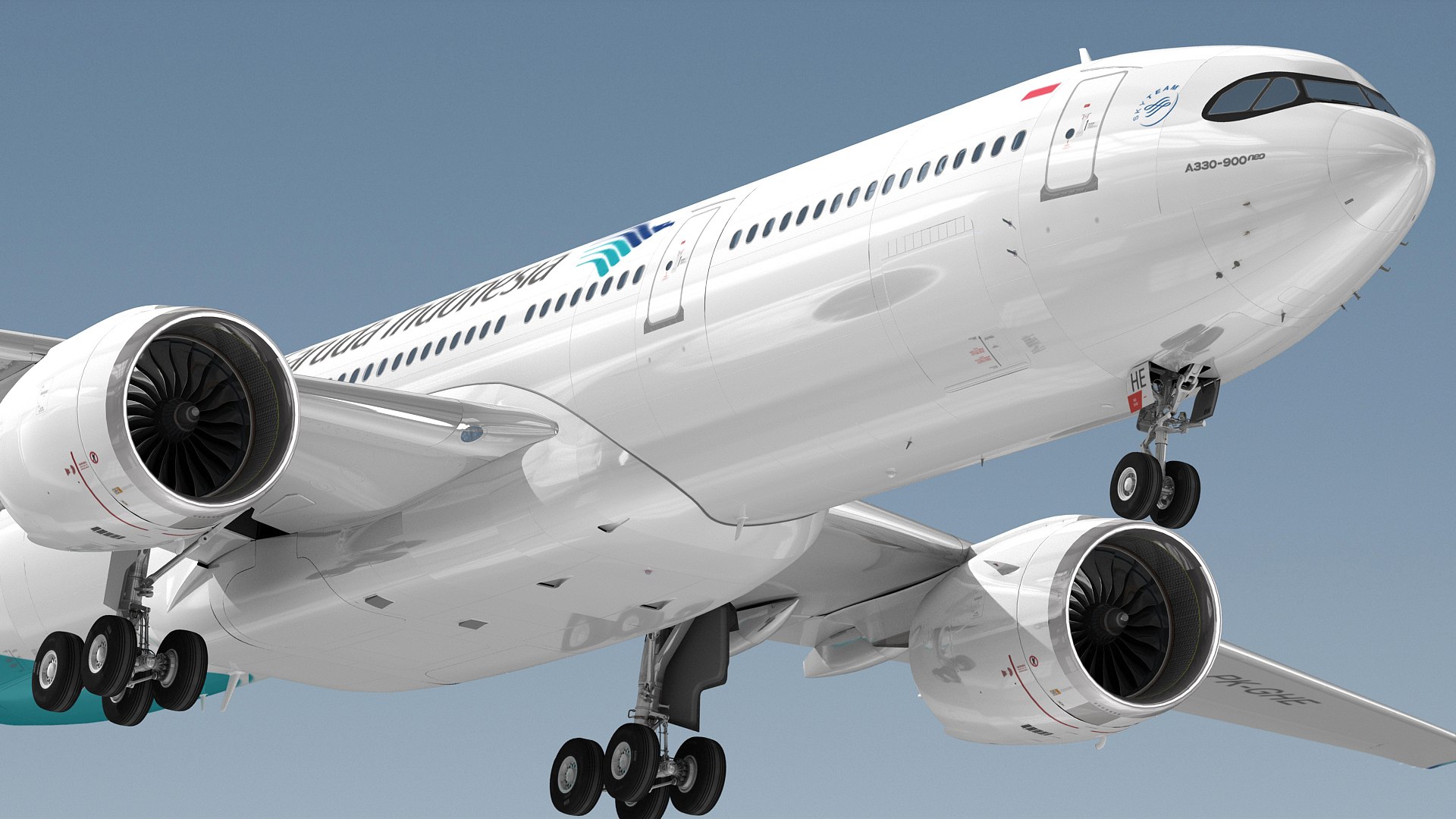 3D Airbus A330neo Garuda Indonesia - TurboSquid 1961808