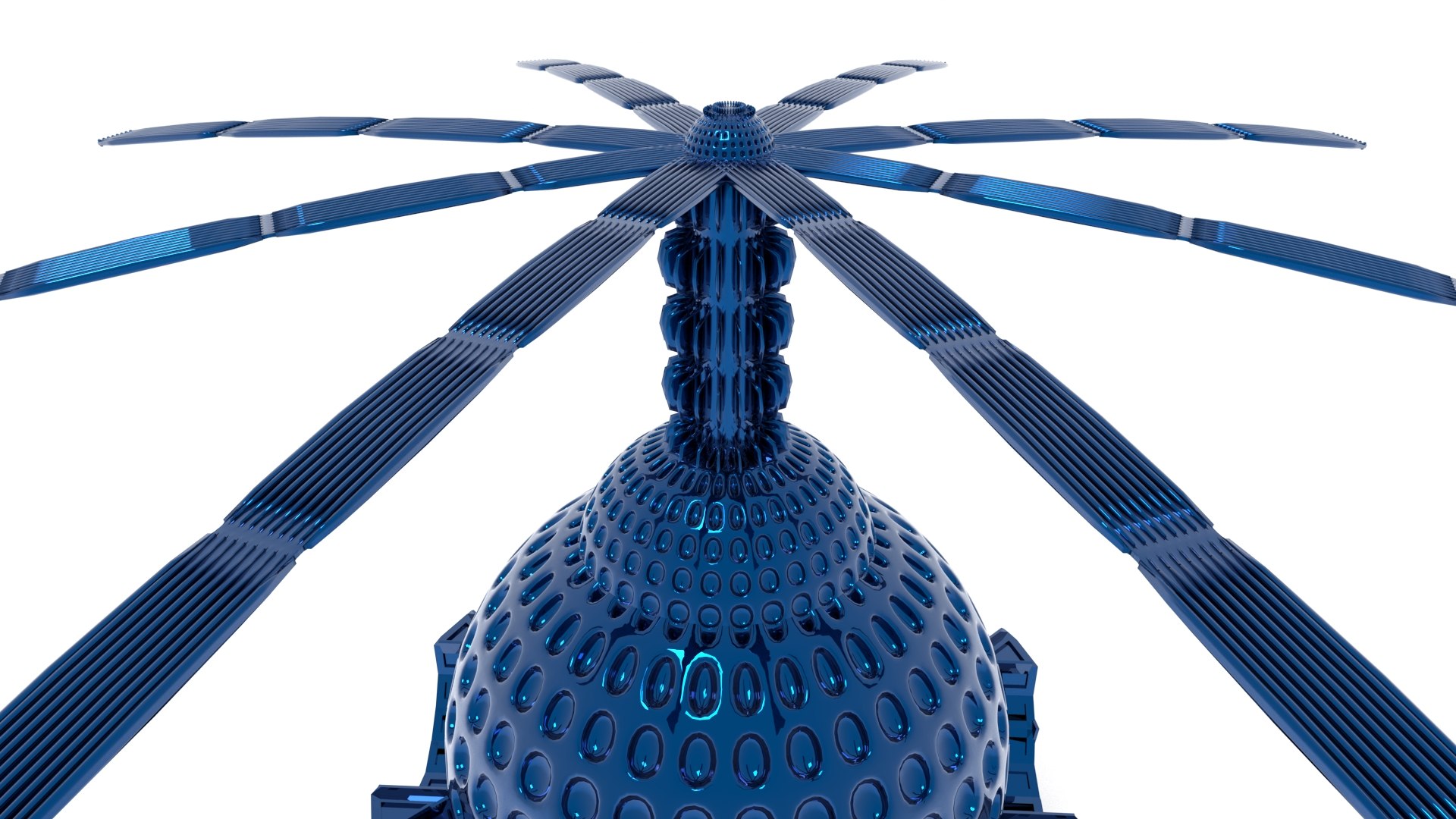 3D Flying Blue Robot - Proppy - TurboSquid 2283798