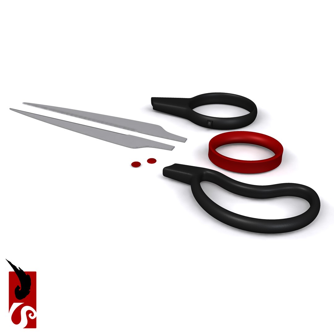 3dsmax Scissors Realistic