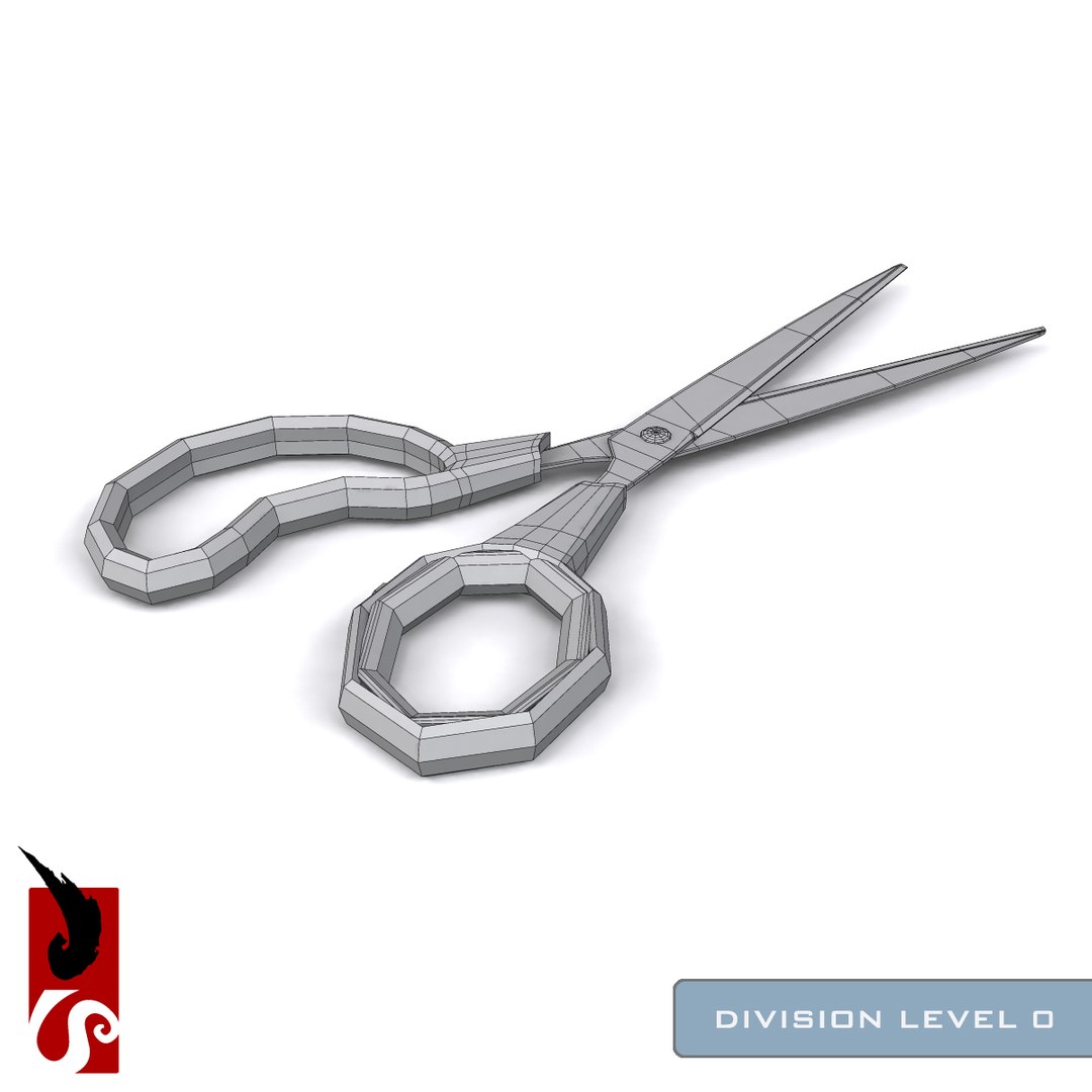 3dsmax Scissors Realistic