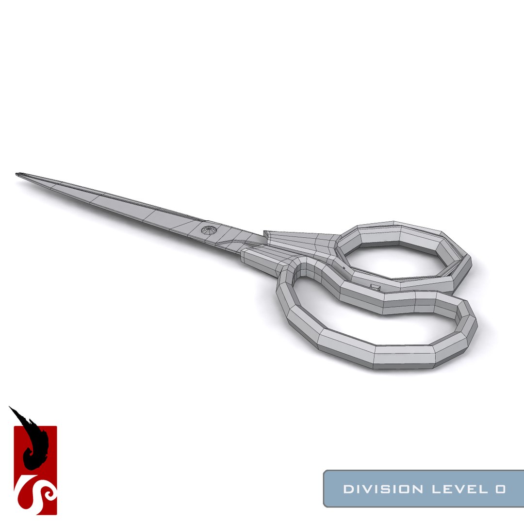 3dsmax Scissors Realistic