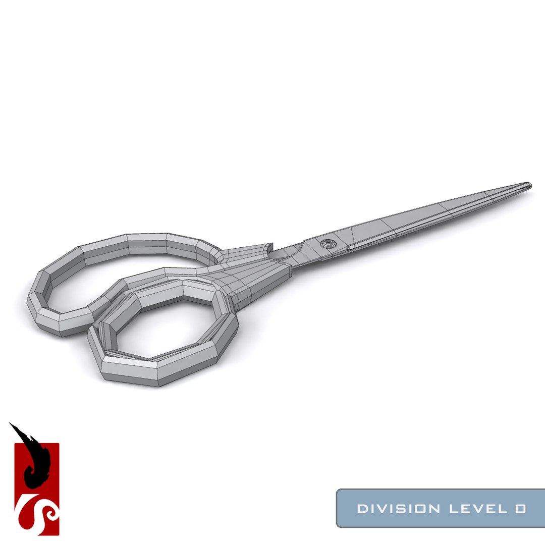 3dsmax Scissors Realistic