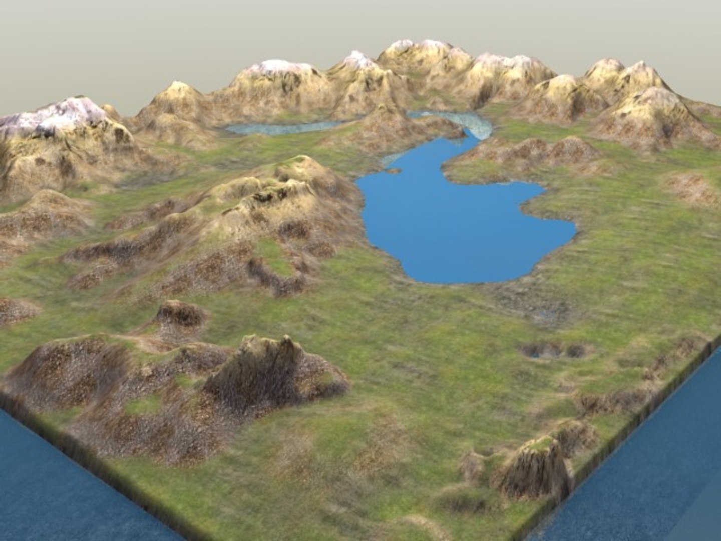 3d Rocky Mountain