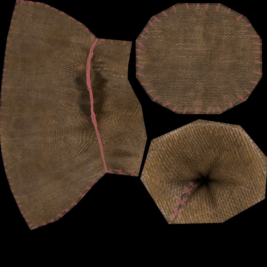 Burlap Sack 3D Model - TurboSquid 1171506