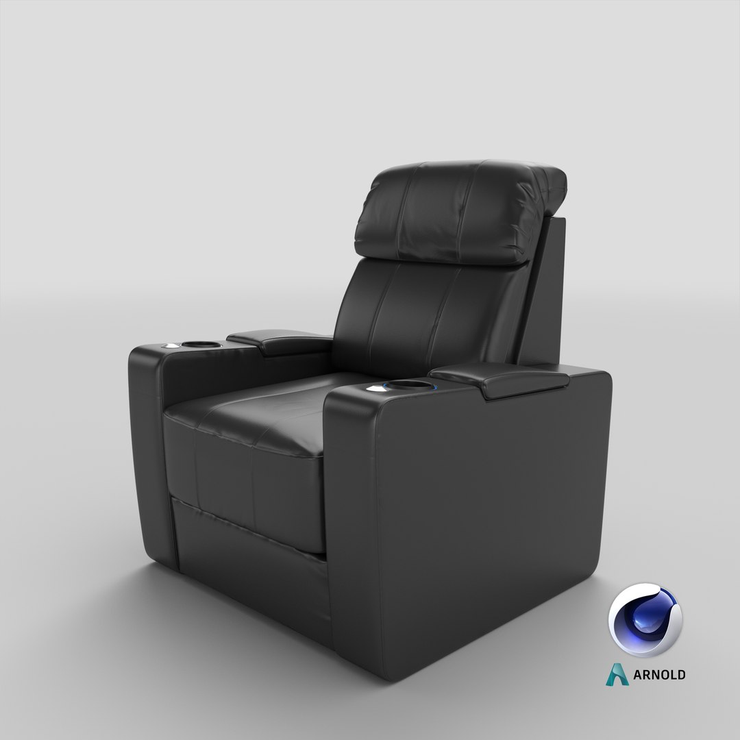 Detailed Theater Home Cinema Chair 3D Model - TurboSquid 2065859