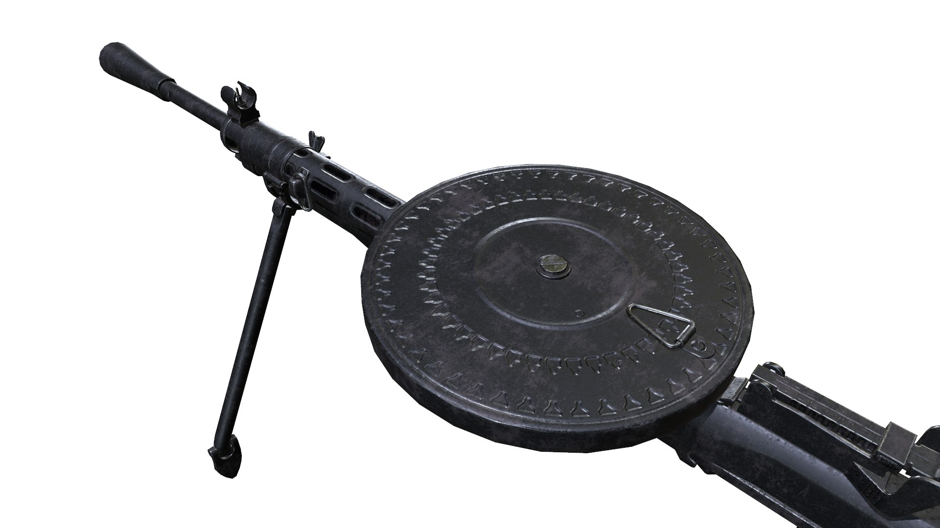 Degtyaryov Machine Gun DP-27 3D Model - TurboSquid 1937238