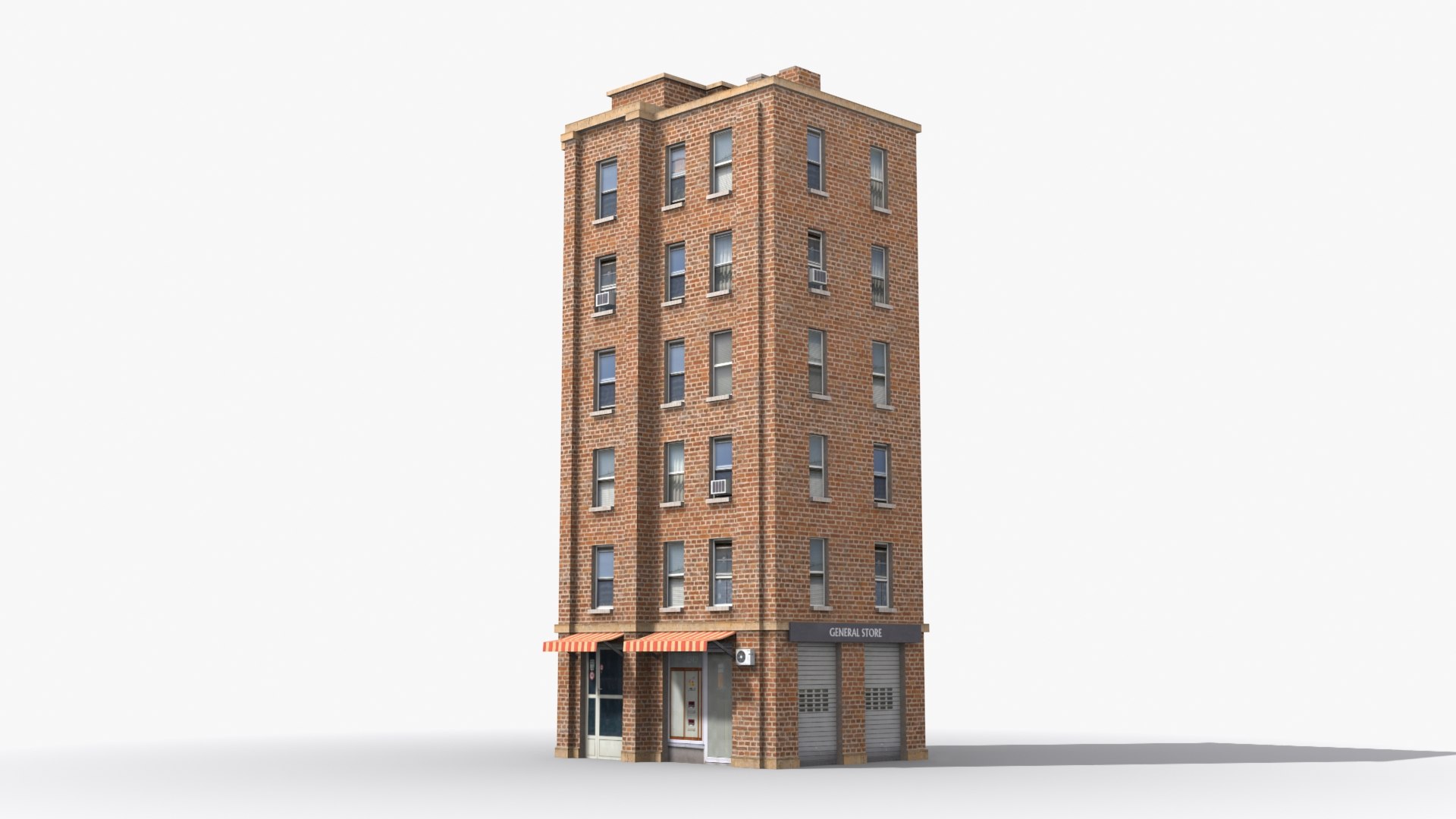 3D Apartment Building X22 - TurboSquid 1814543