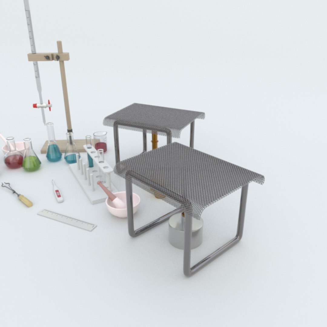 3D Chemistry Lab Equipment - TurboSquid 1447762