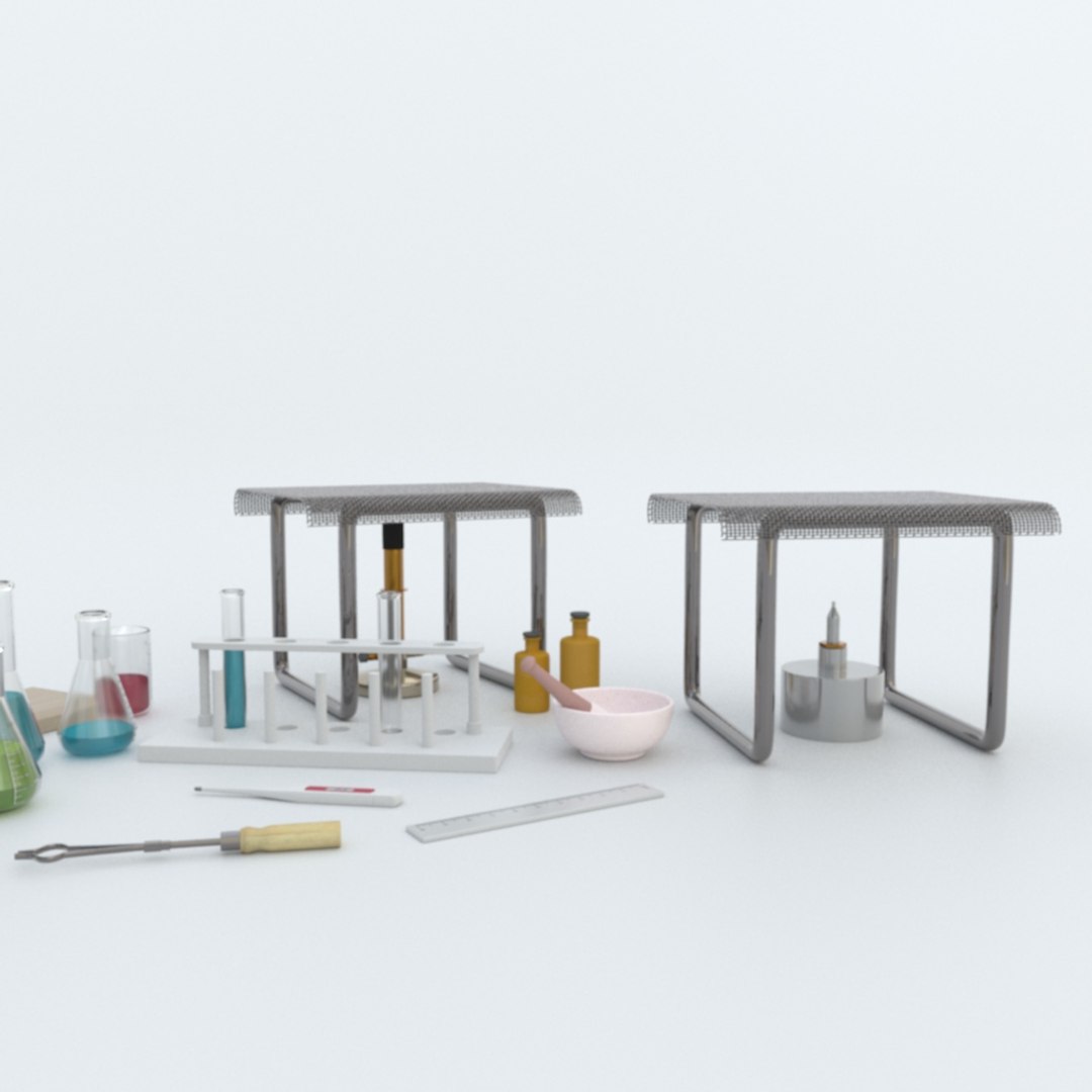 3D Chemistry Lab Equipment - TurboSquid 1447762