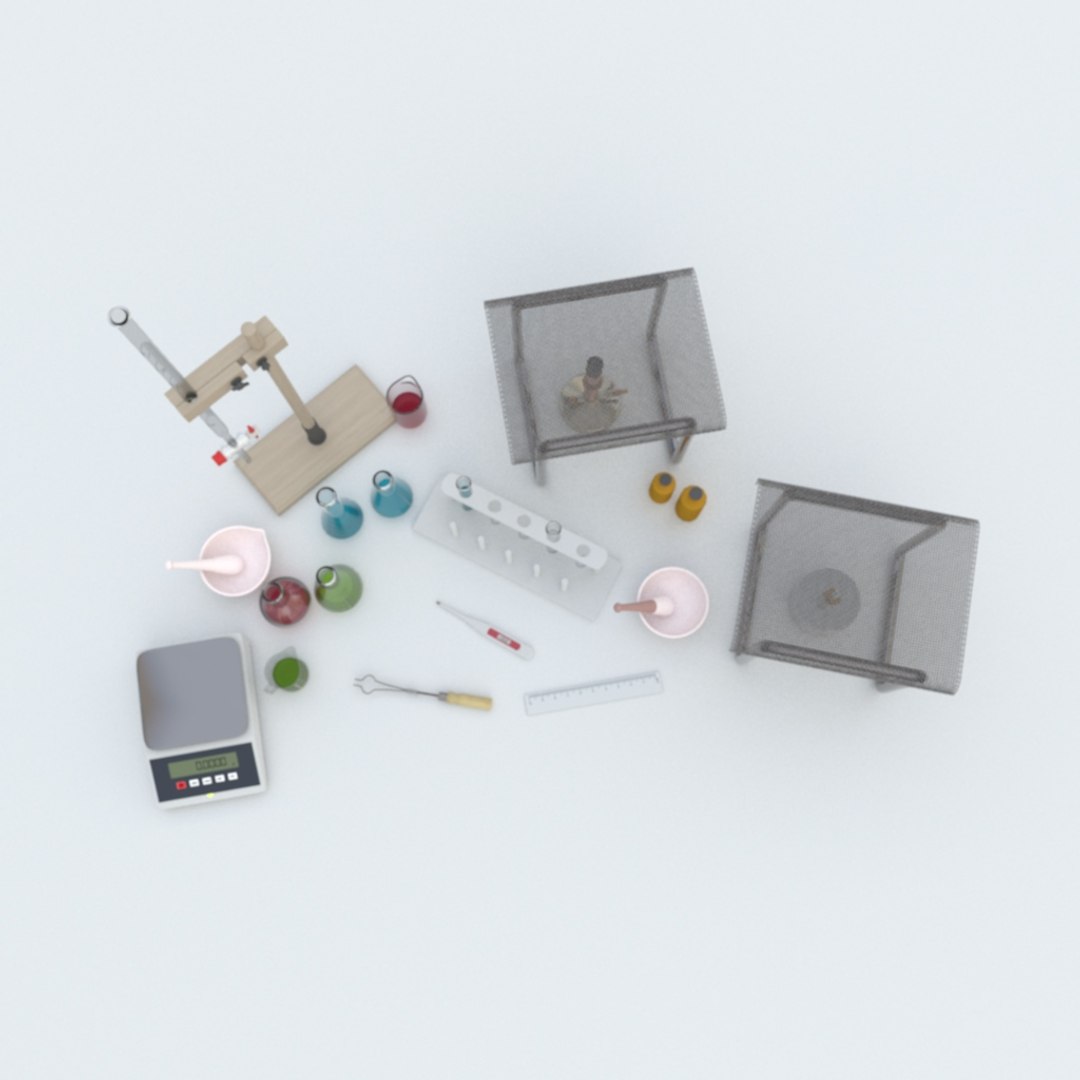 3D Chemistry Lab Equipment - TurboSquid 1447762