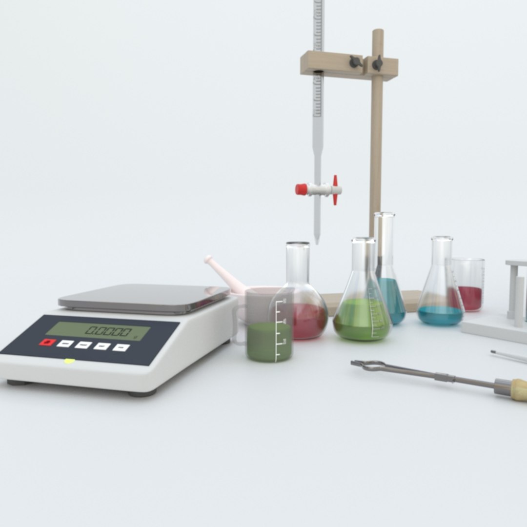3D Chemistry Lab Equipment - TurboSquid 1447762