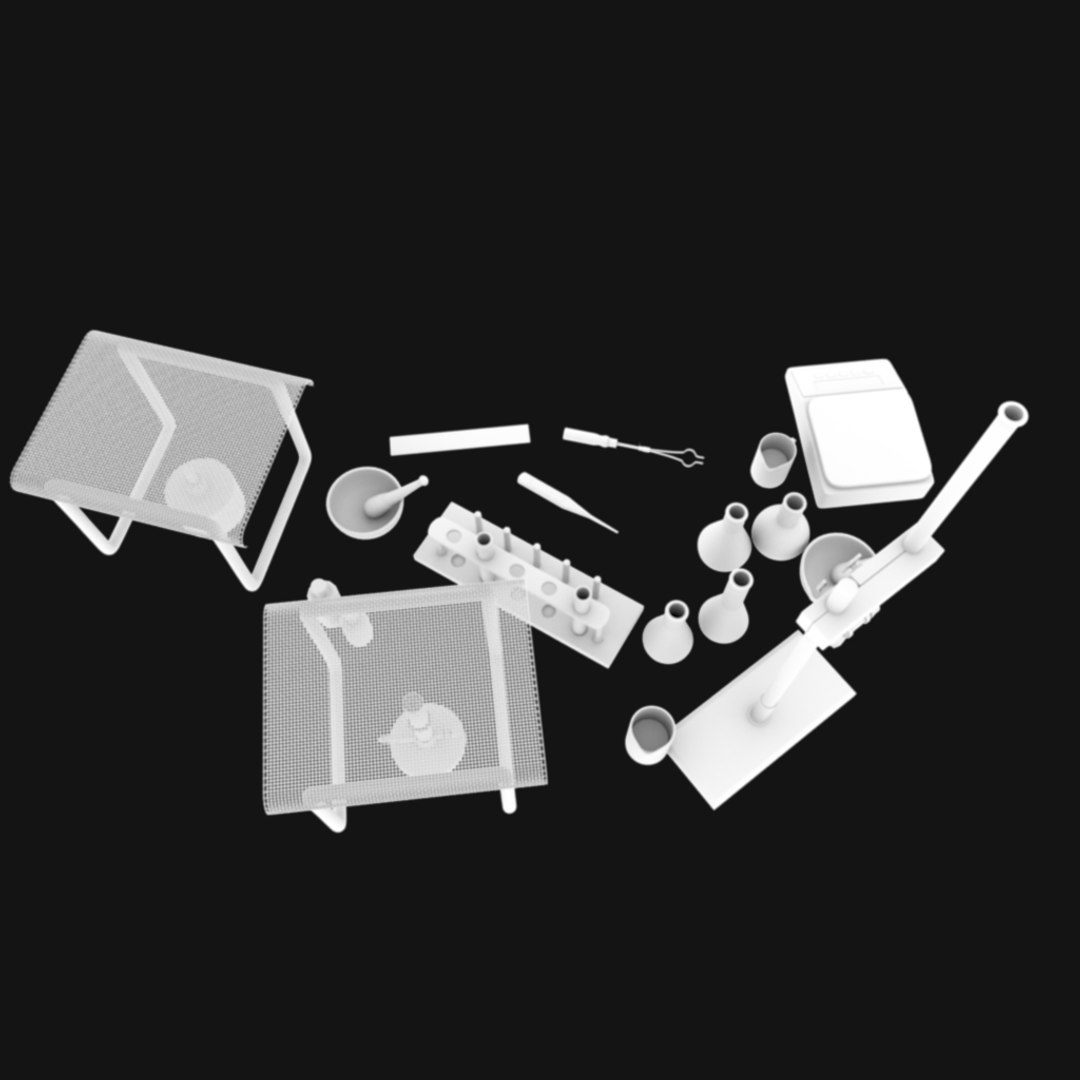 3D Chemistry Lab Equipment - TurboSquid 1447762