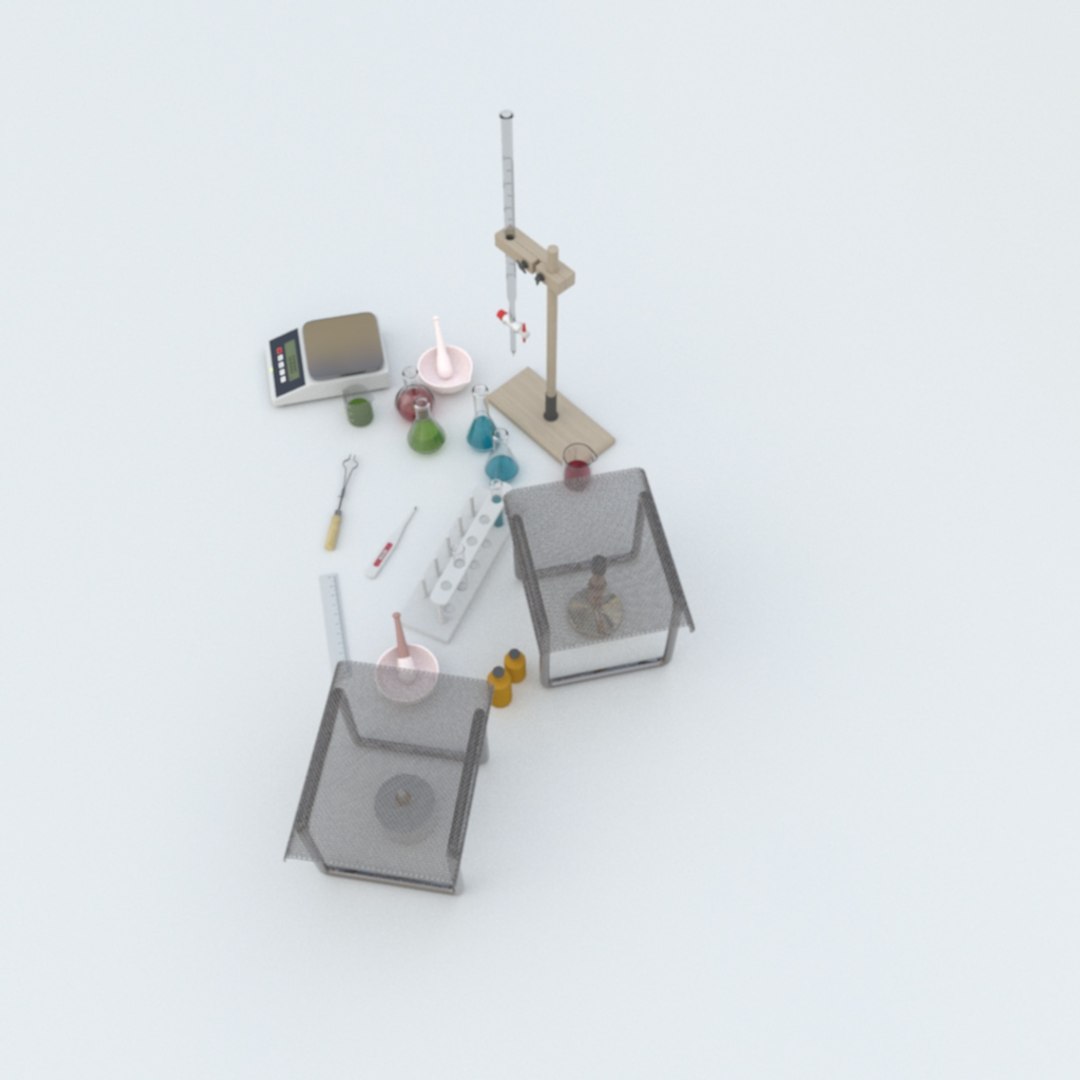 3D Chemistry Lab Equipment - TurboSquid 1447762