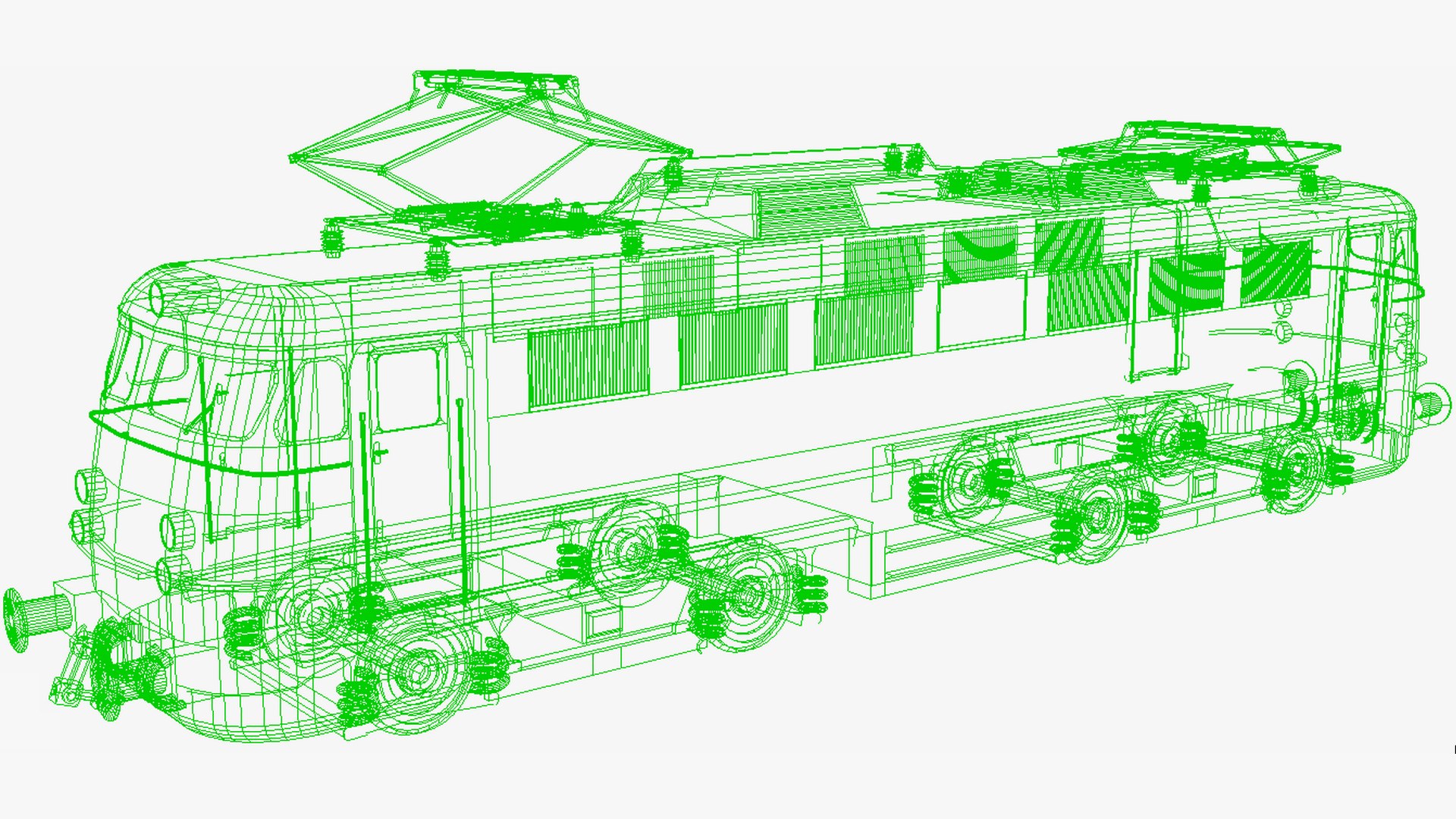 E 10 class 110 electric locomotive model - TurboSquid 1973353