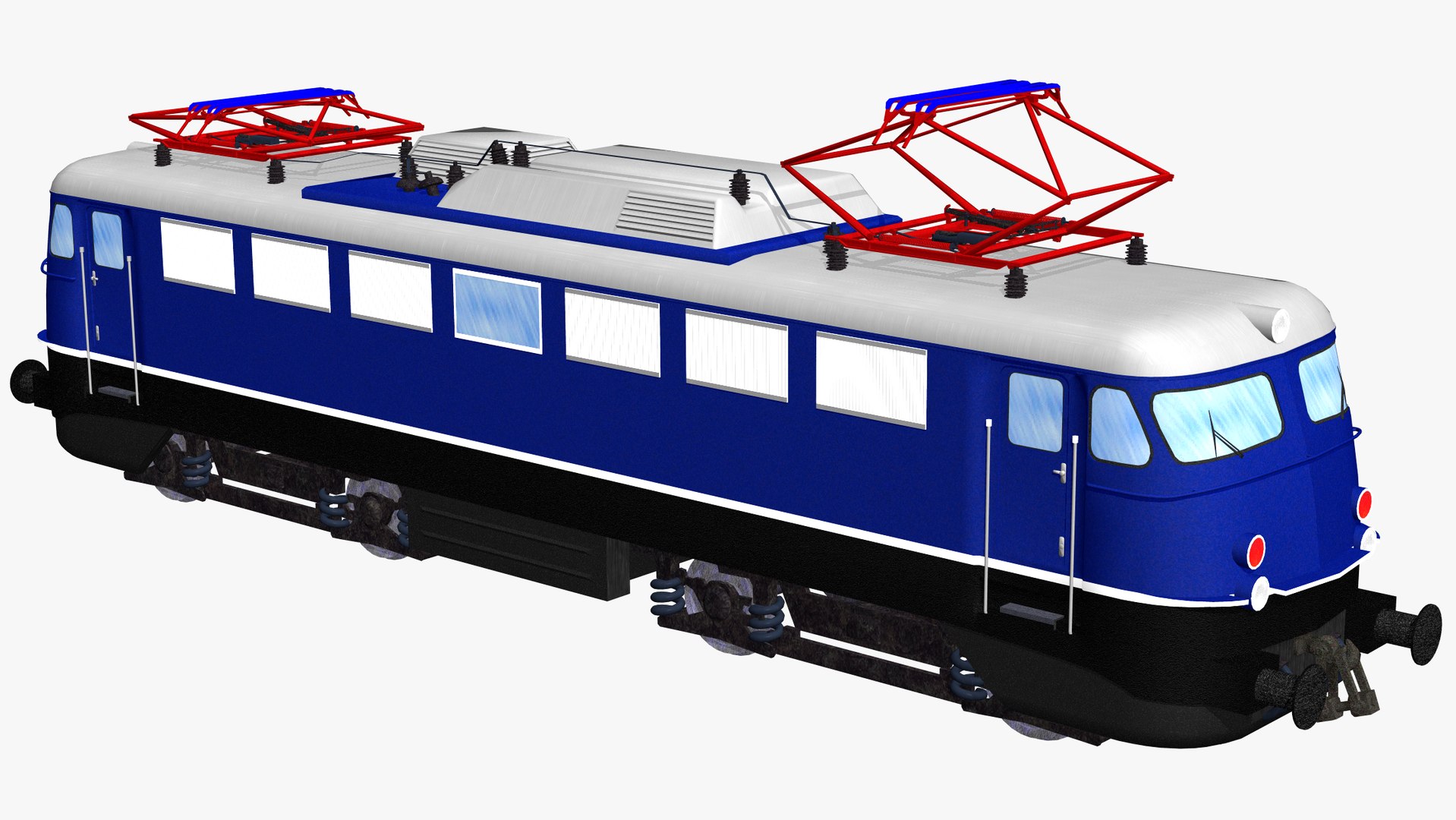 E 10 class 110 electric locomotive model - TurboSquid 1973353