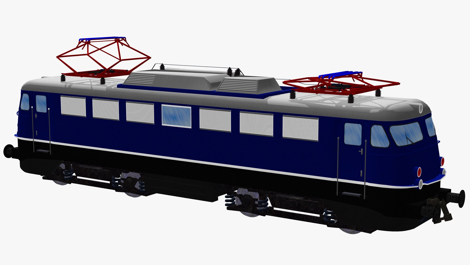 E 10 class 110 electric locomotive model - TurboSquid 1973353