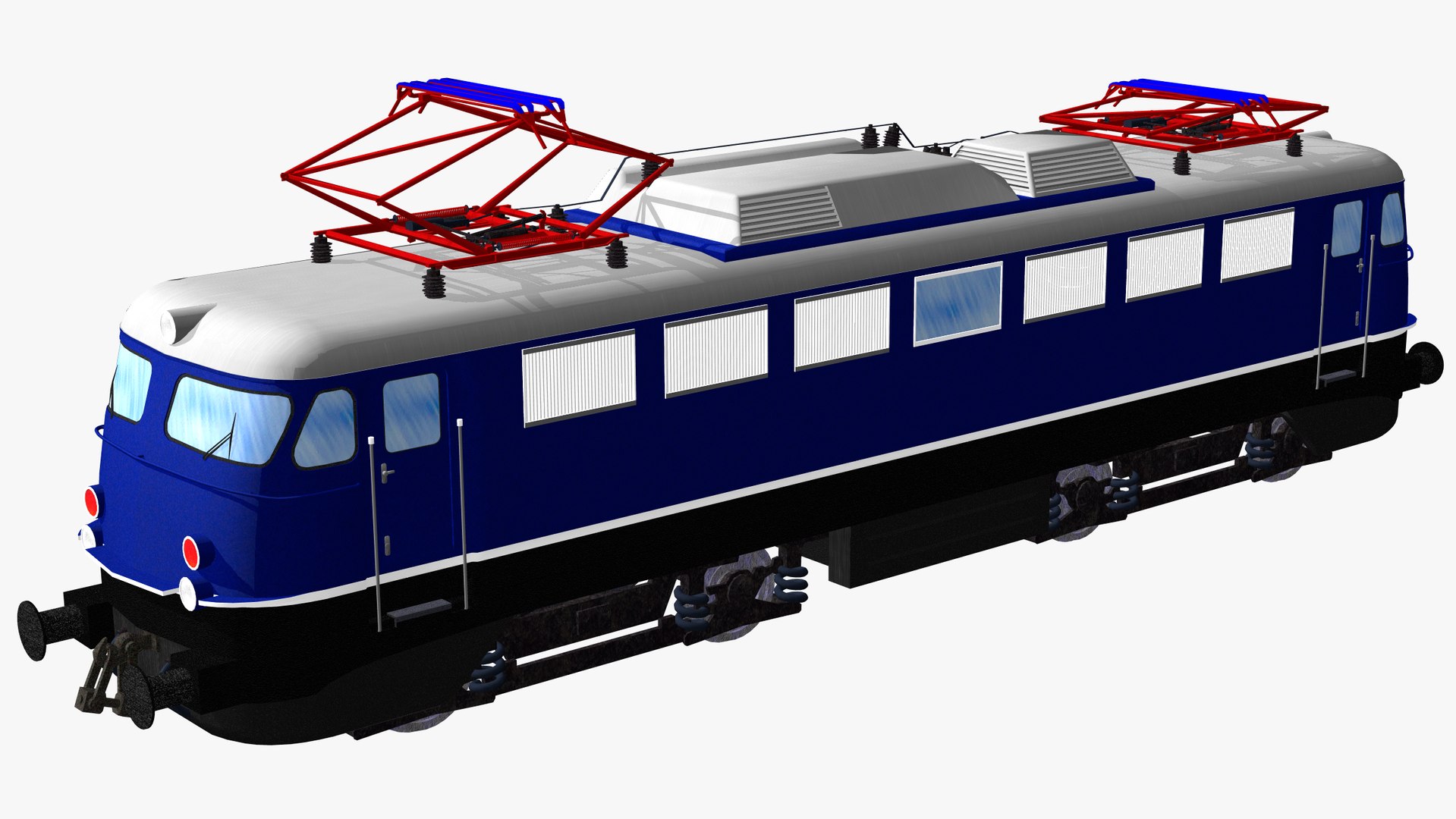 E 10 class 110 electric locomotive model - TurboSquid 1973353
