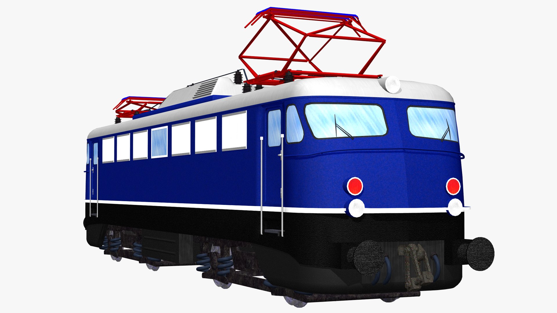 E 10 class 110 electric locomotive model - TurboSquid 1973353
