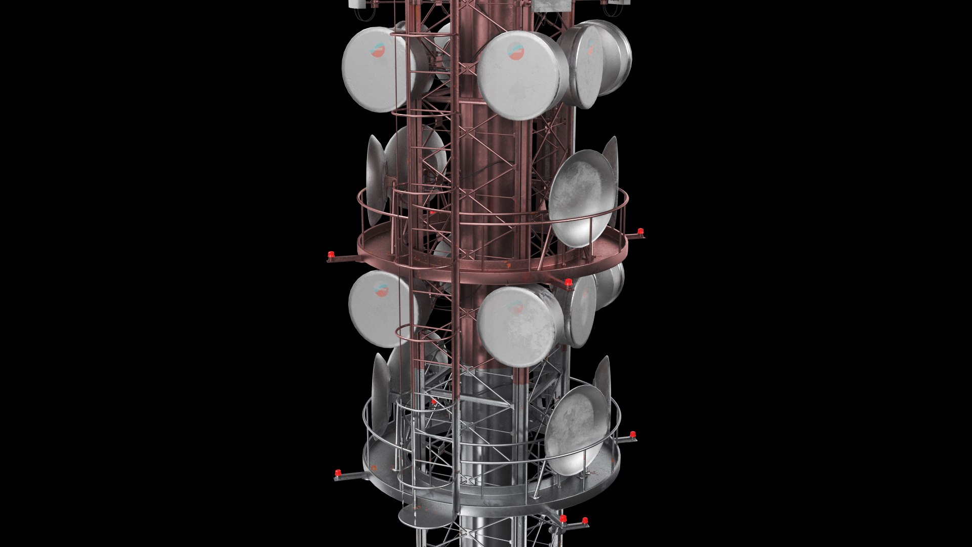 Telecommunication Tower 3D - TurboSquid 1349807