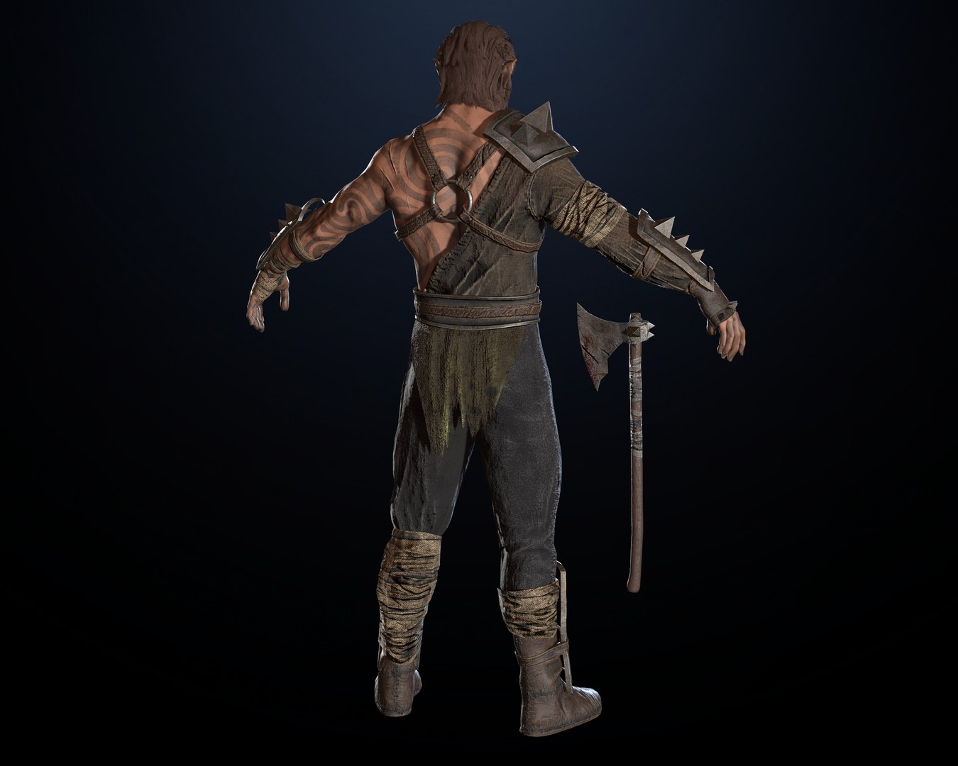 Elf Barbarian 3D Model - TurboSquid 1609650