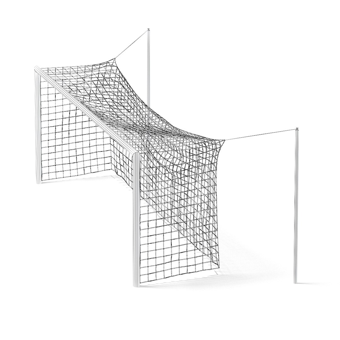 3D Model Football Goal Net - TurboSquid 1213987