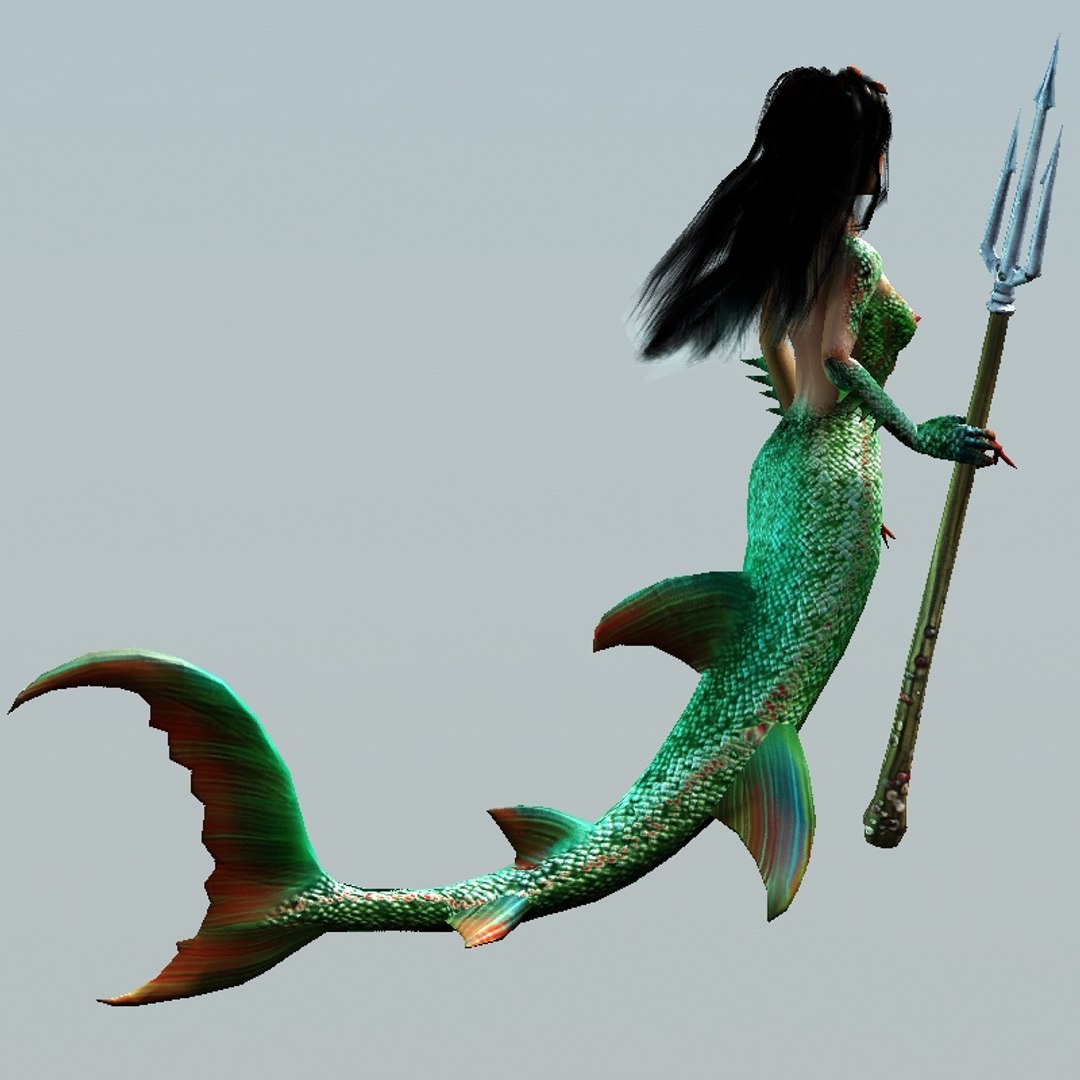 3d Mermaid Girl