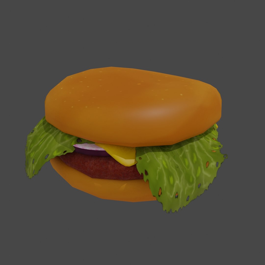 Ham Burger Model - TurboSquid 1534158