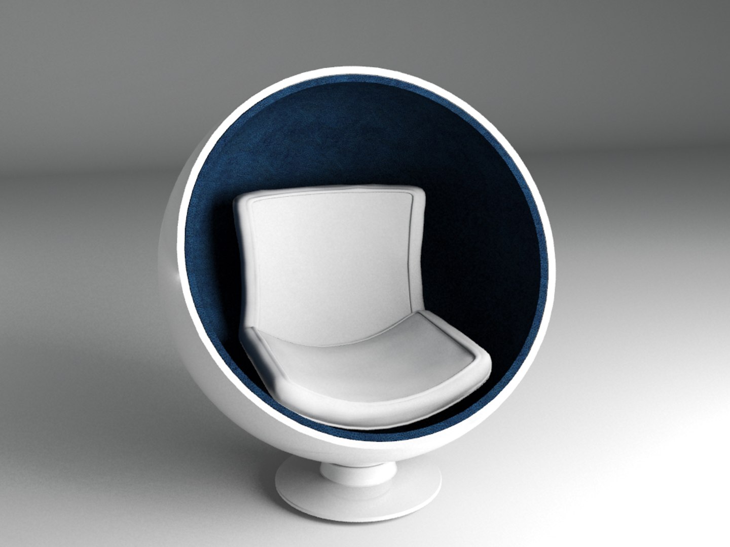 sphere chair 3ds