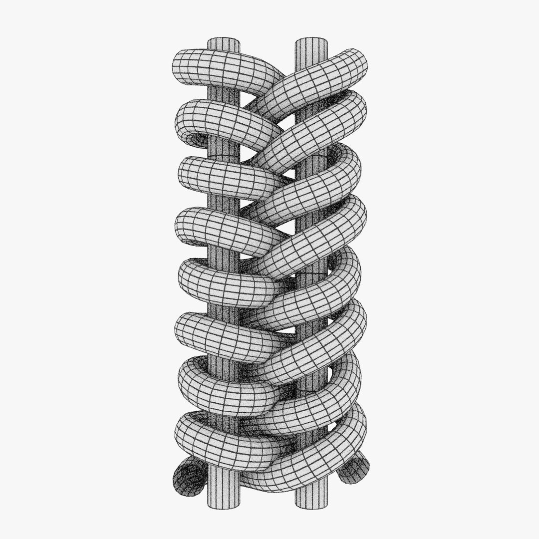 3D braid - TurboSquid 1667550