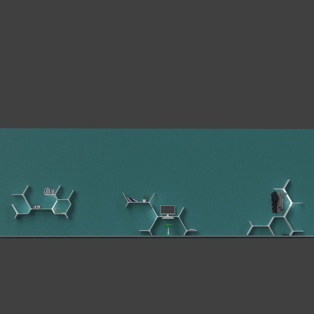 3D Model Modules Shelves - TurboSquid 1301715