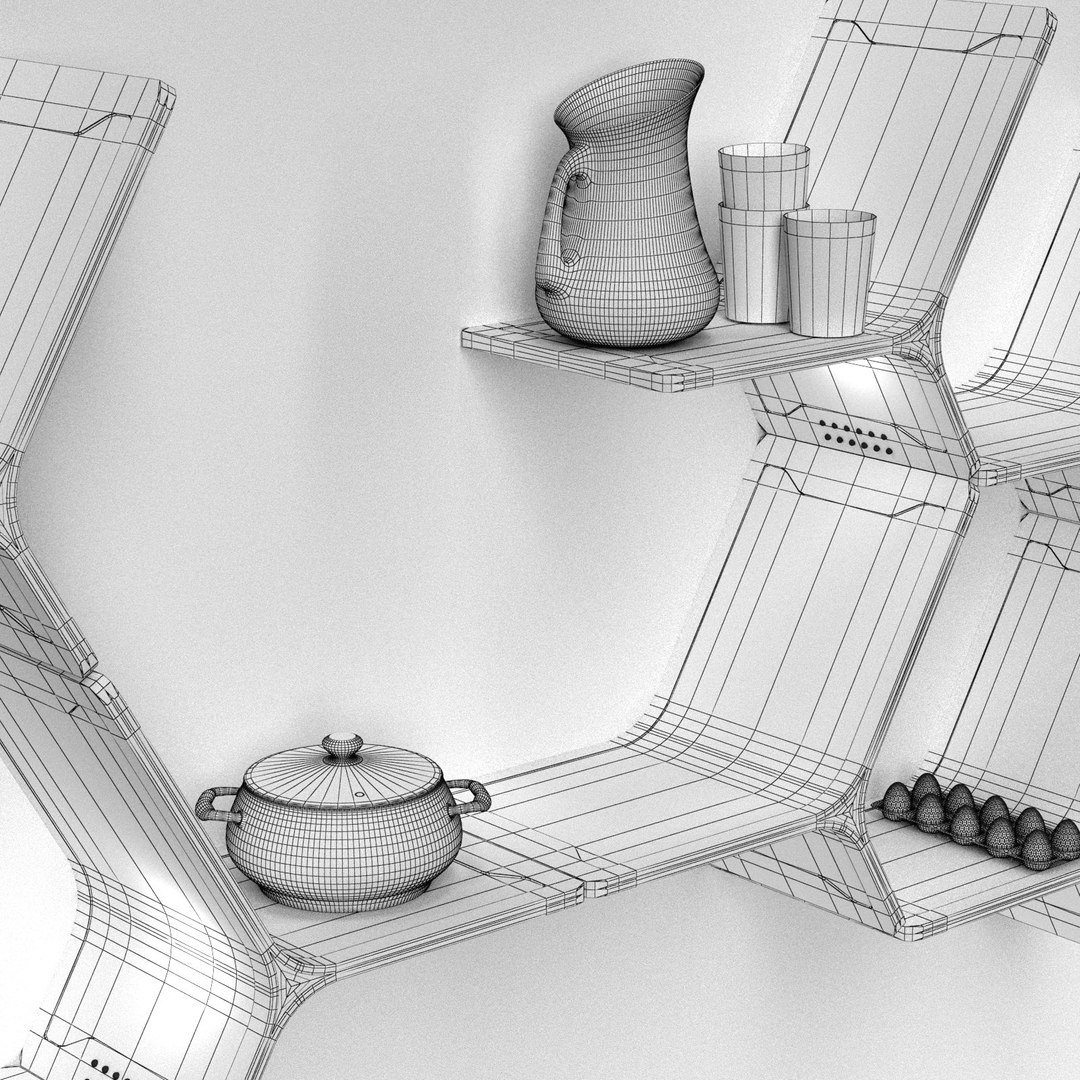 3D Model Modules Shelves - TurboSquid 1301715