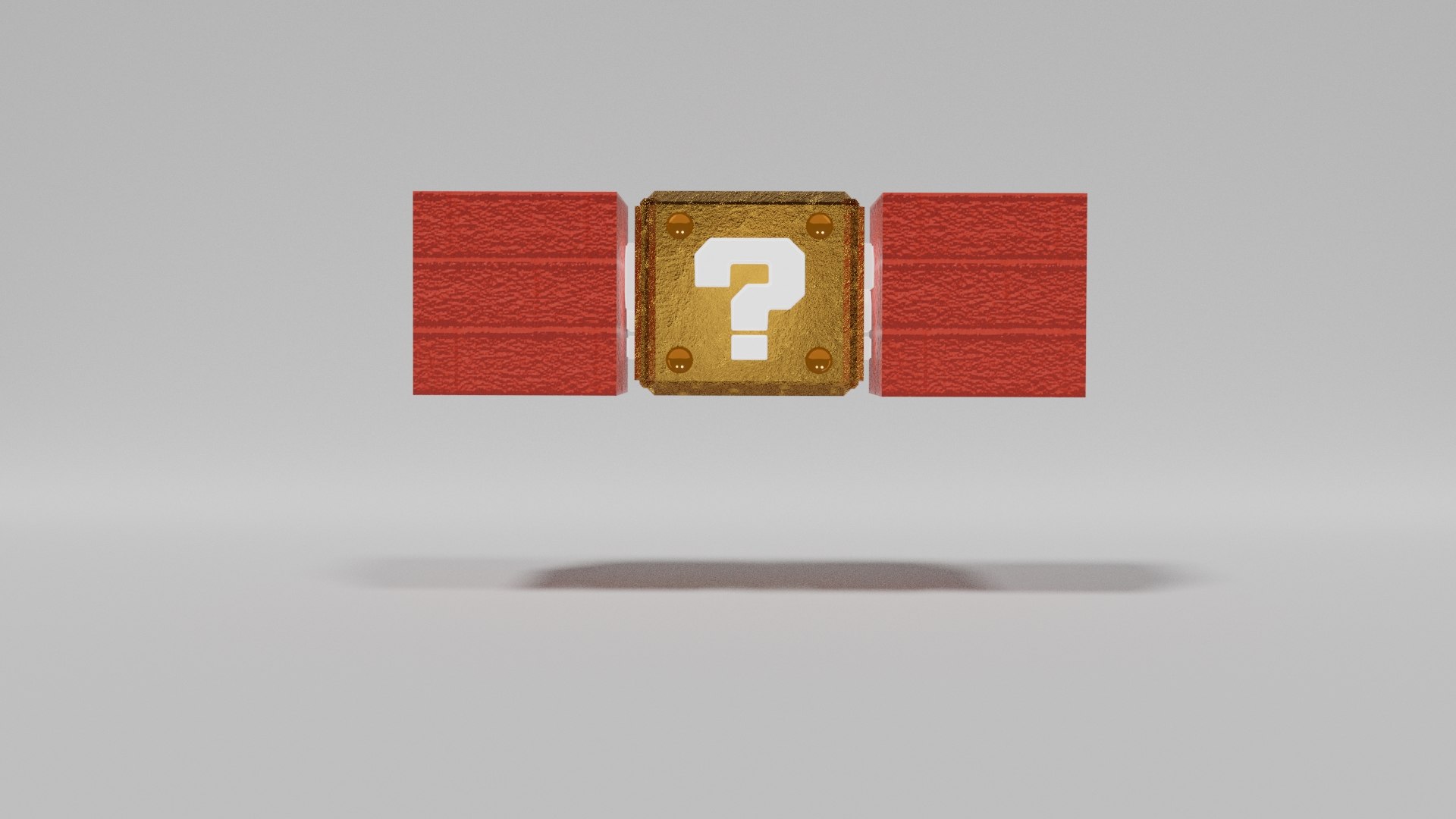 3D Mario Question Mark Block - Brick Block - Warp Pipes Model ...