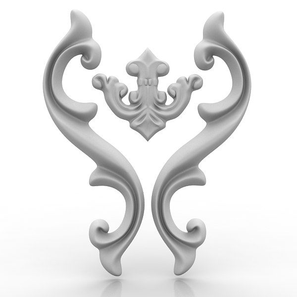 3d architectural element arch model