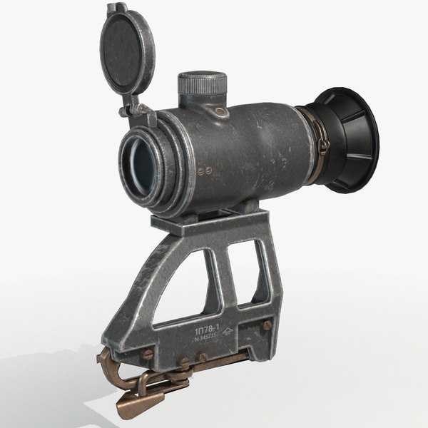 modelo 3d Alcance de Kashtan 1P78 - TurboSquid 1150338