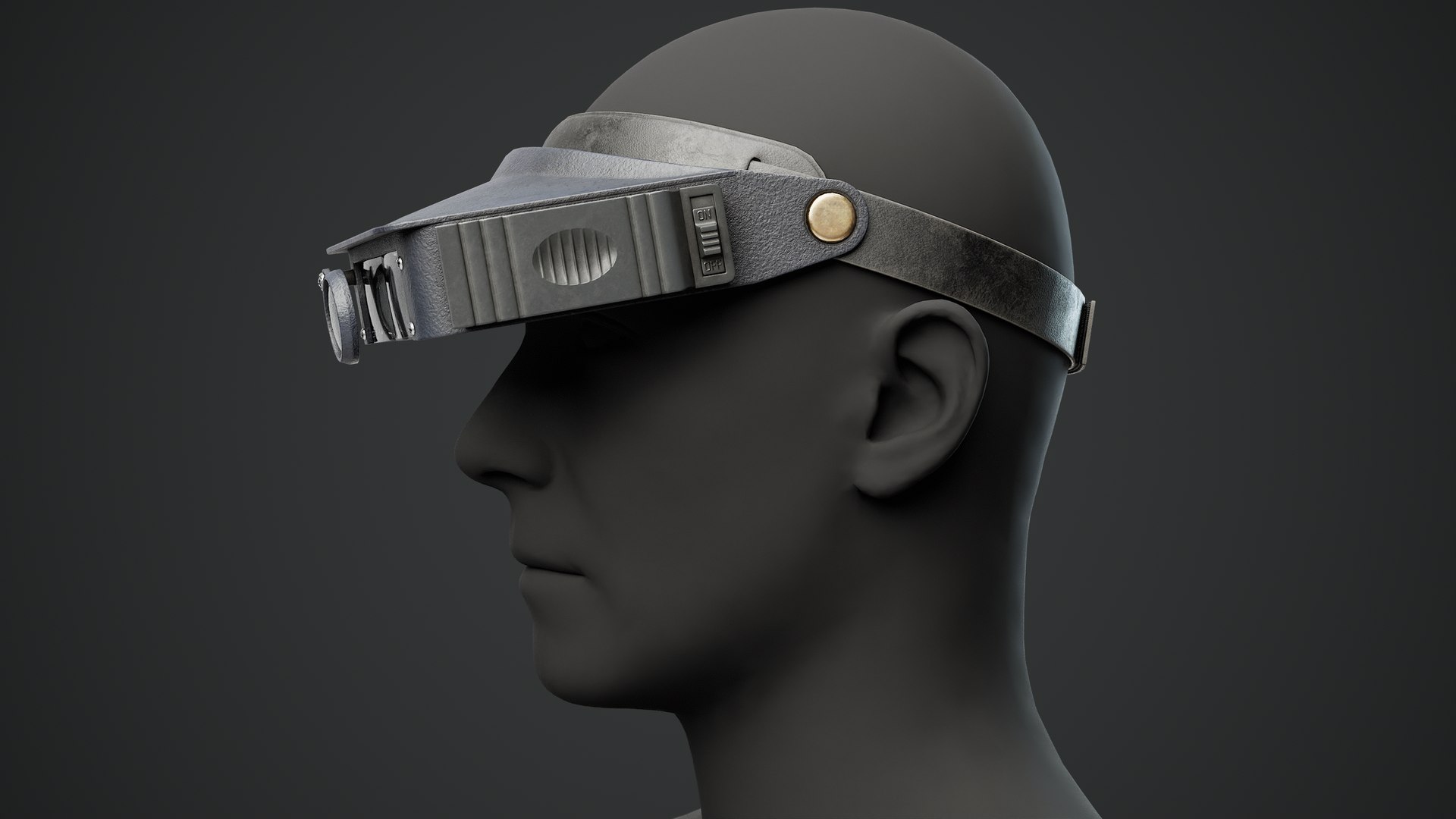 3D Model Magnifying Visor - TurboSquid 2258123