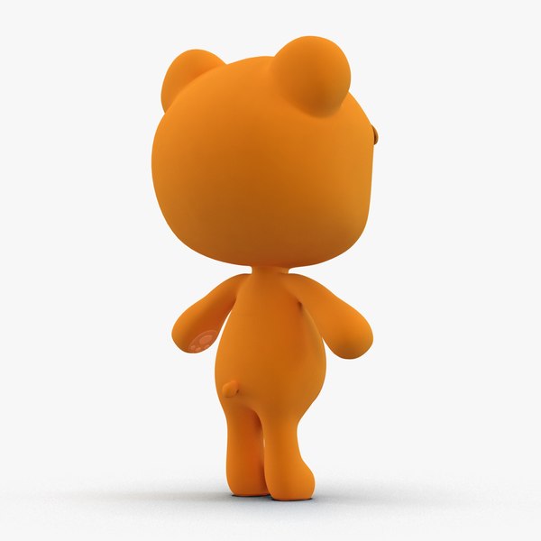 Cute cartoon teddy bear 3D model - TurboSquid 1217914