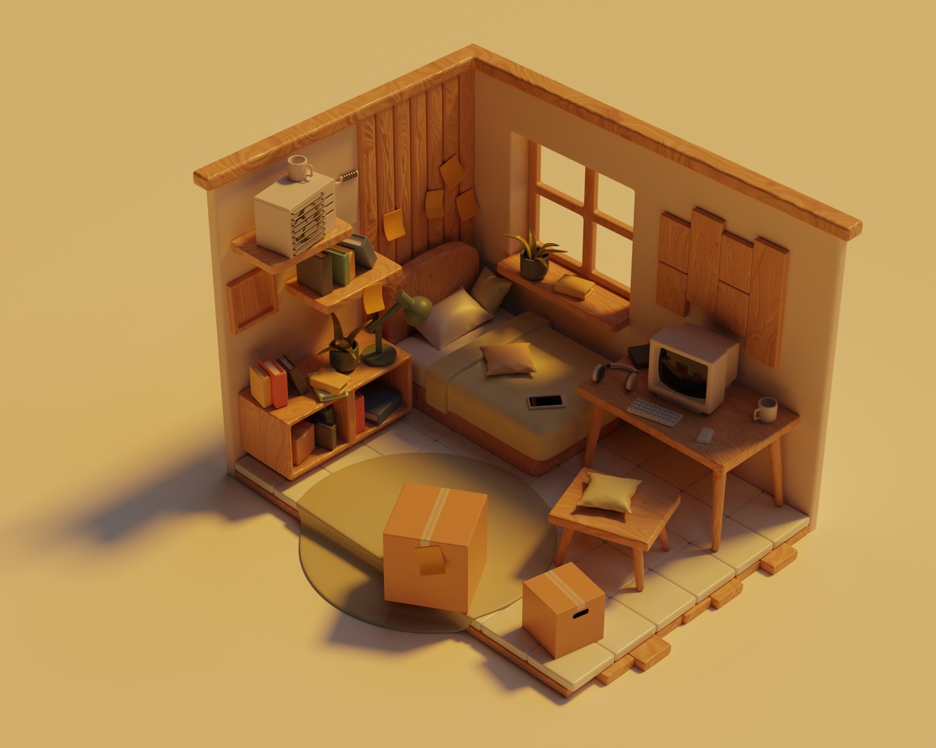 Free 3D Room 3D Model - TurboSquid 1998965
