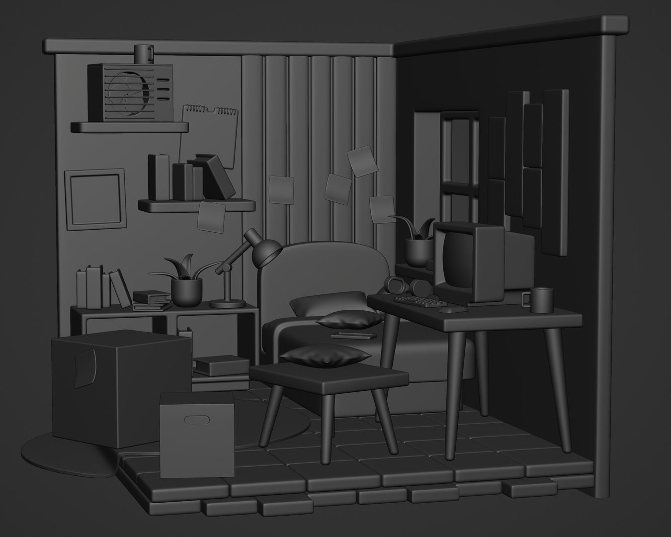 Free 3D Room 3D Model - TurboSquid 1998965