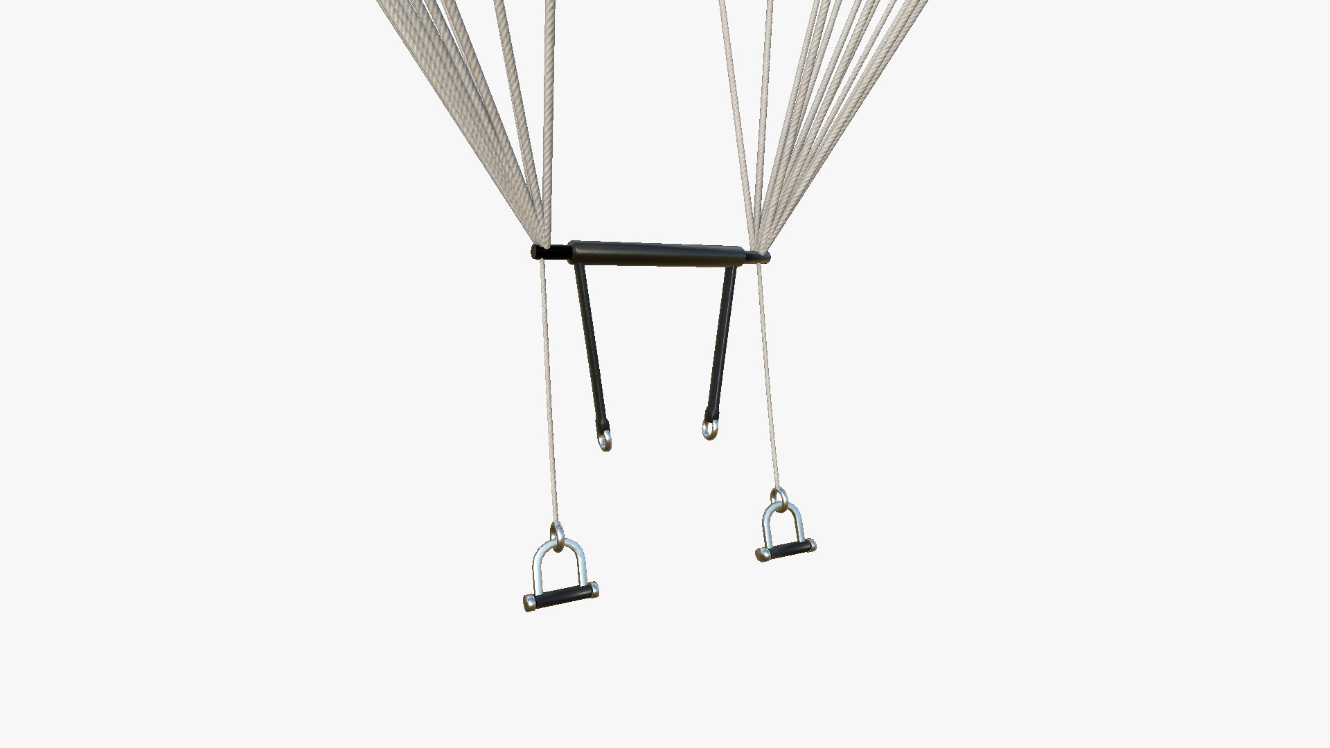 3D Model Parachute A01 Red White - Character Accessories Design ...