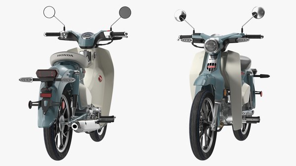 Scooter Honda Super Cub 2024 Verde Modelo 3D - TurboSquid 2234680
