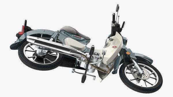 modelo 3d Patinete Honda Super Cub 2024 Verde - TurboSquid 2234680