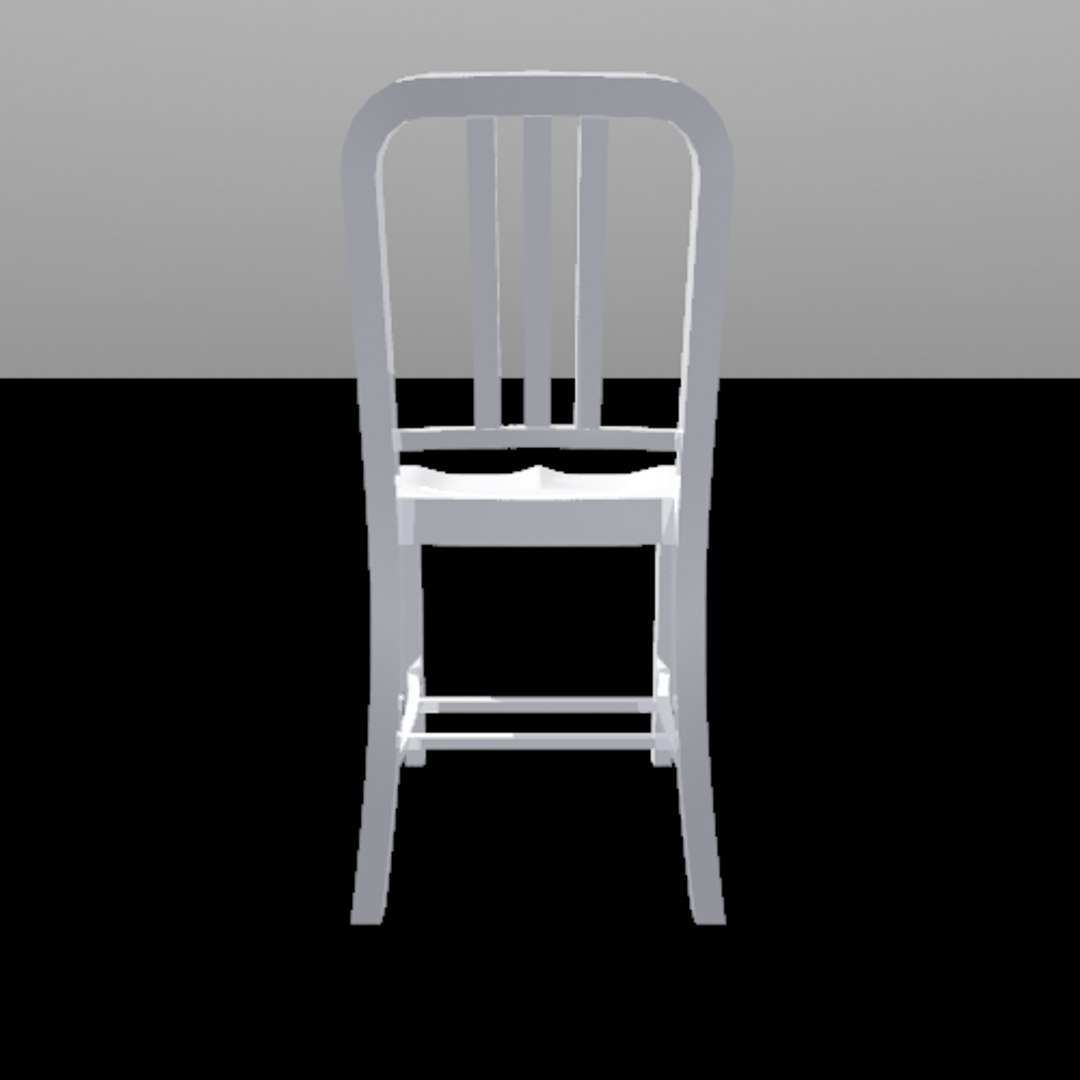 Navy Chair 3d Model