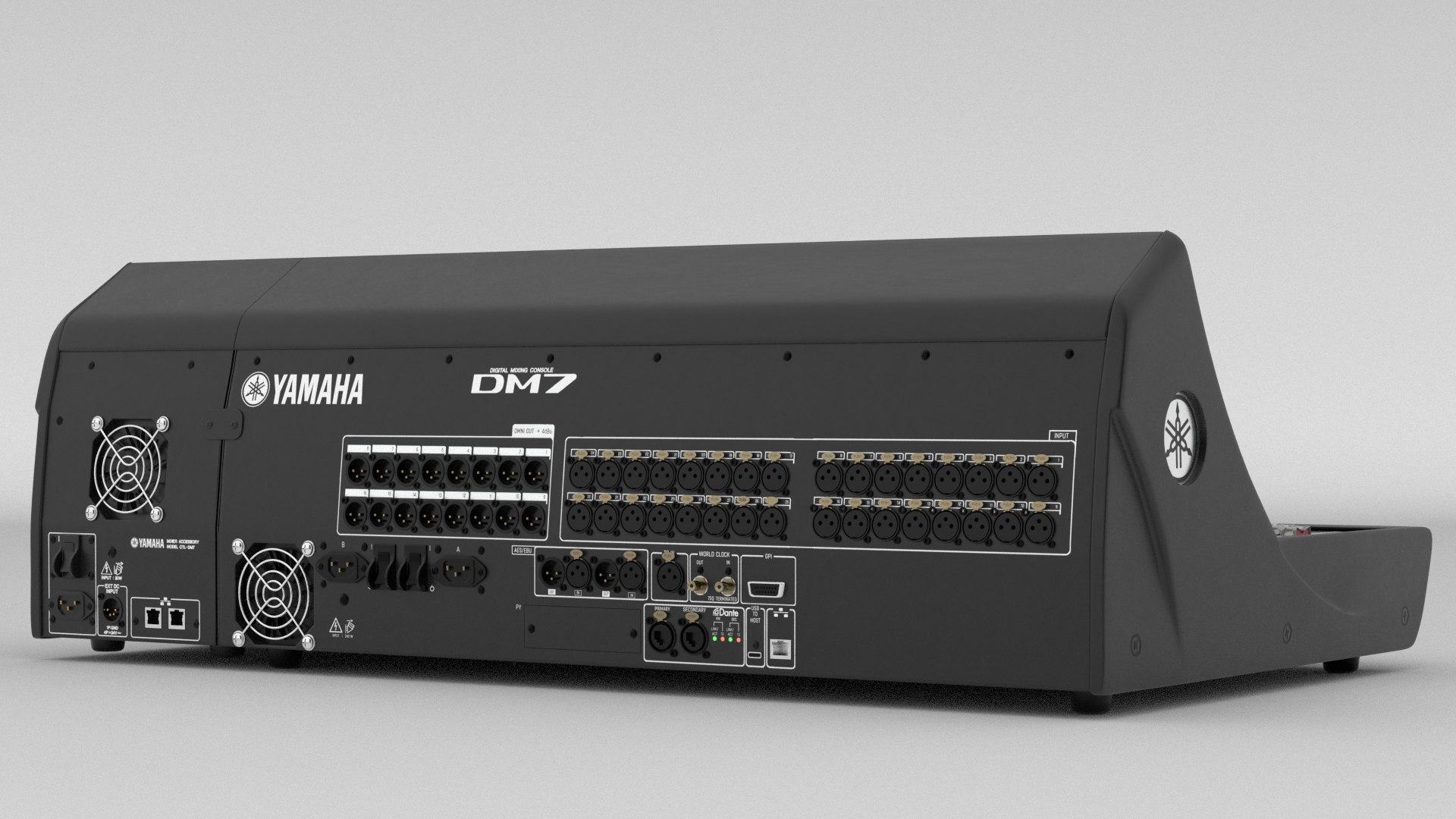 Yamaha DM7-EX Digital Mixing Console With Expansion Controller 3D Model - TurboSquid 2303330