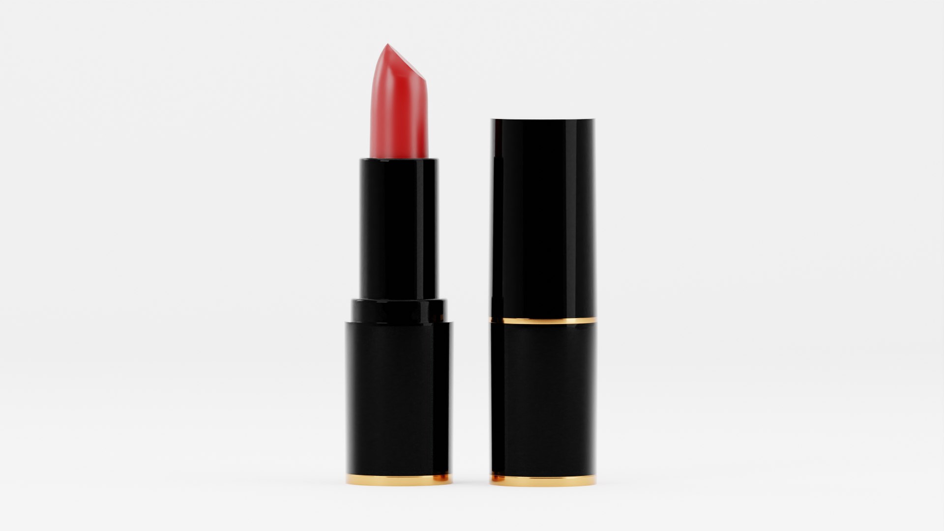 3D Red Lipstick Round model - TurboSquid 2174462