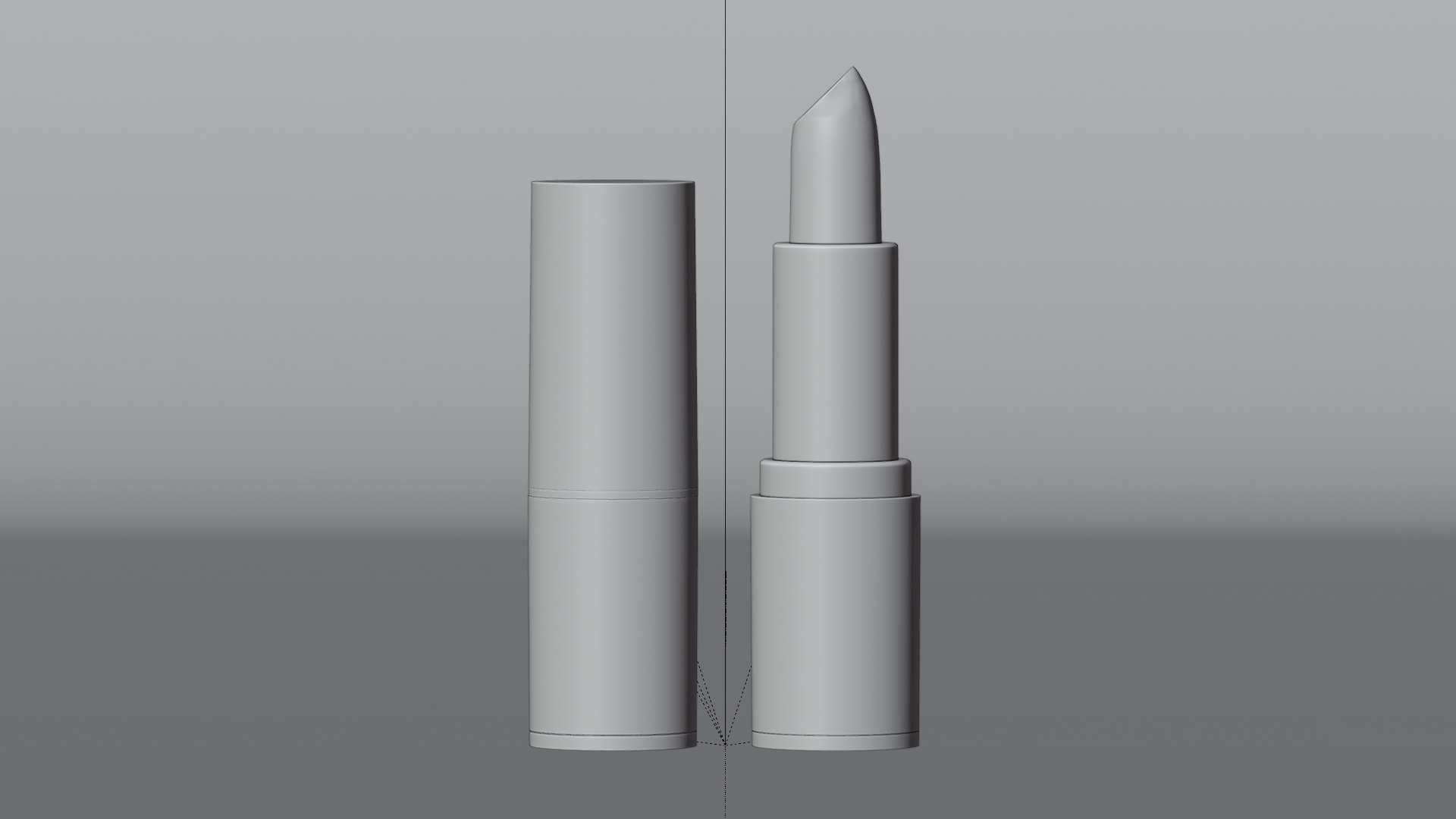 3D Red Lipstick Round model - TurboSquid 2174462