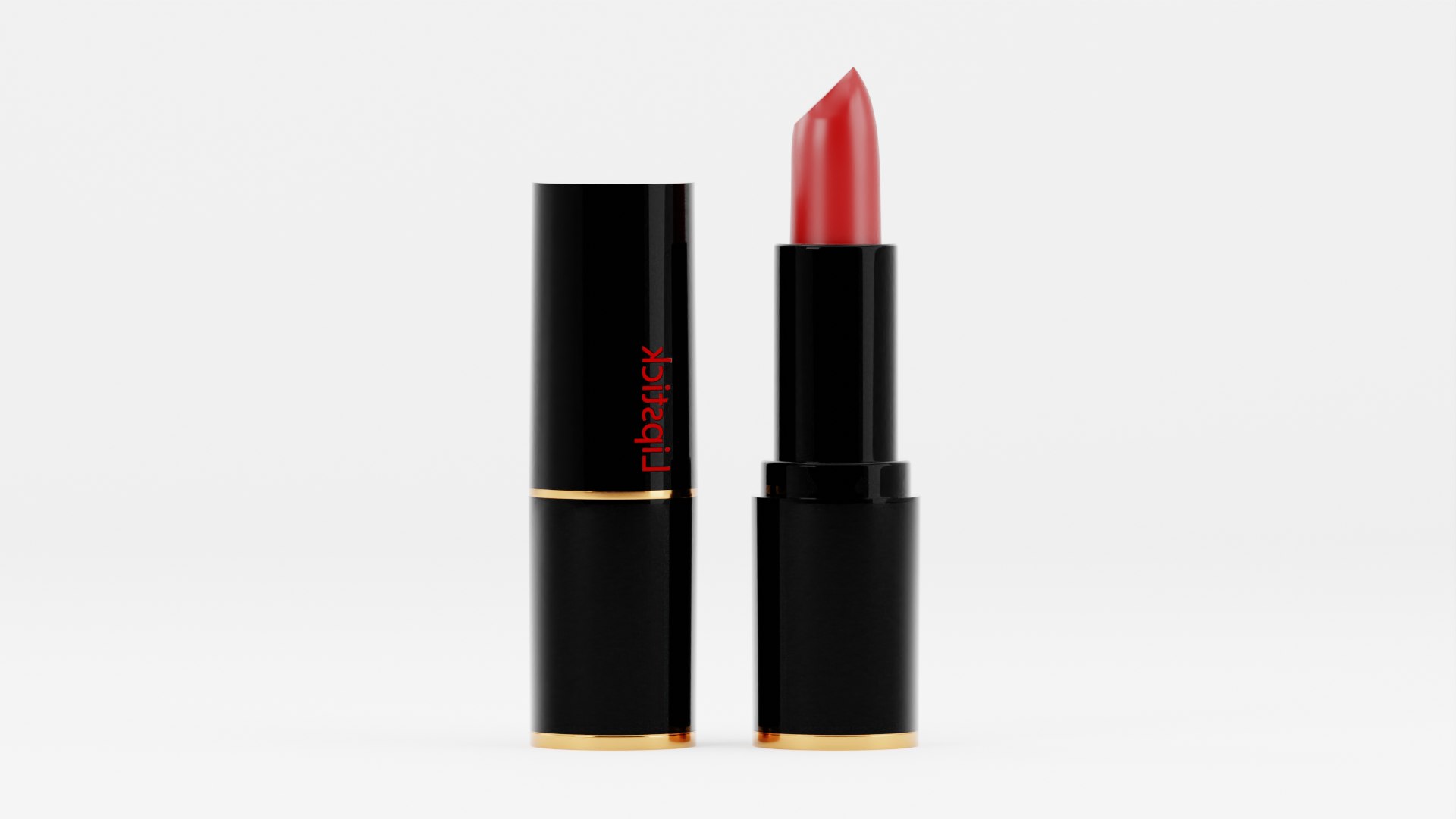 3D Red Lipstick Round model - TurboSquid 2174462