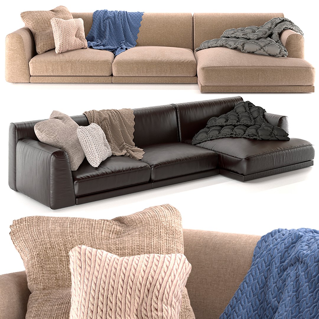 Sofa Paris Poliform 3D Model - TurboSquid 1687157