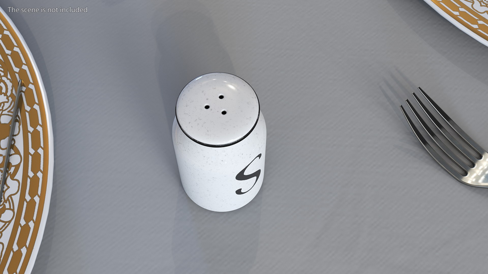 3D Salt Shaker model - TurboSquid 1821678