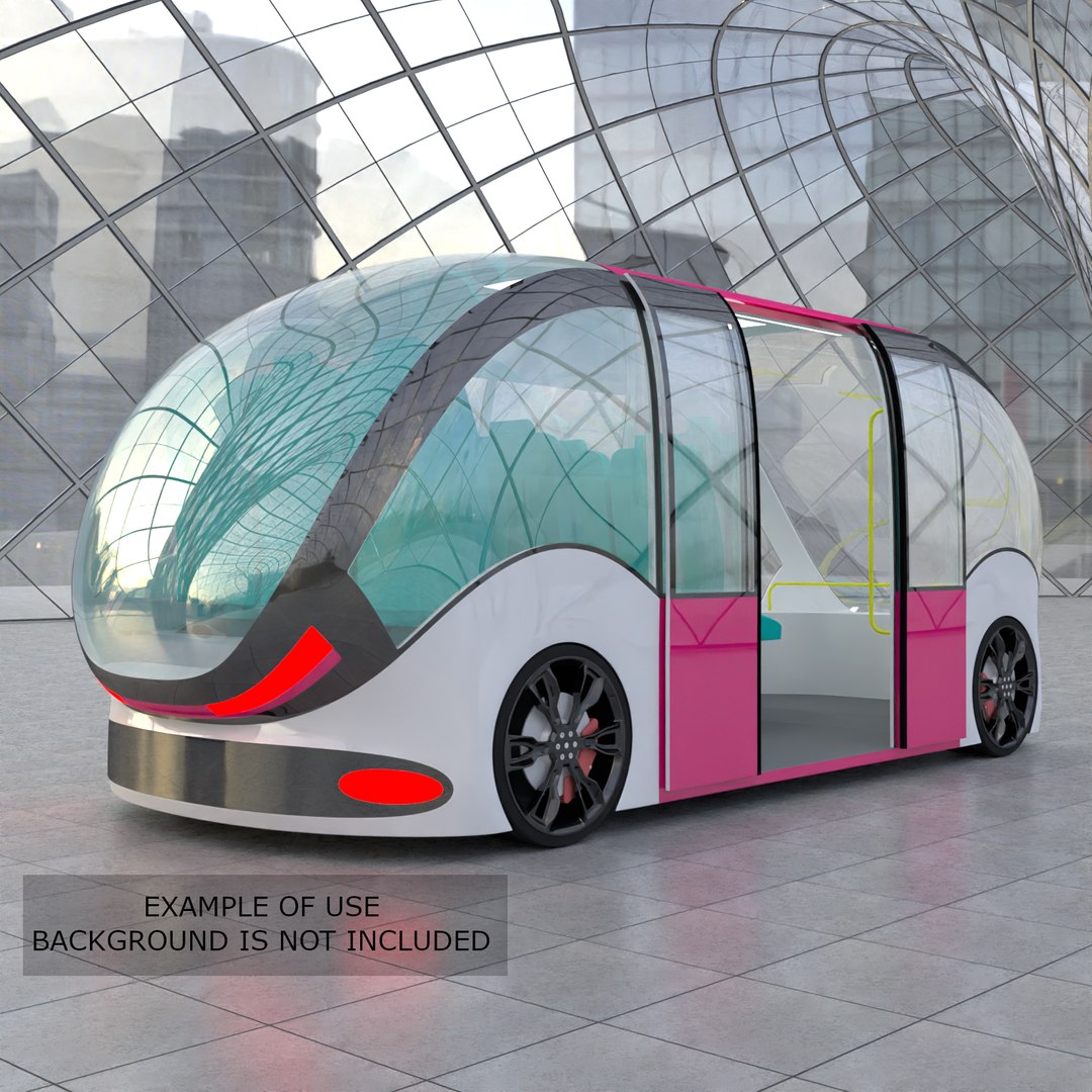 Shuttle Minibus Concept 2023 Model - TurboSquid 2057796
