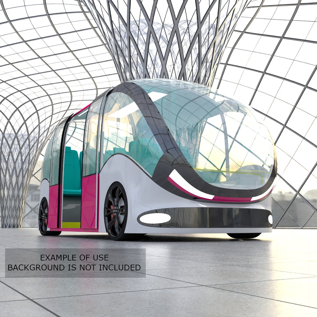 Shuttle Minibus Concept 2023 Model - TurboSquid 2057796